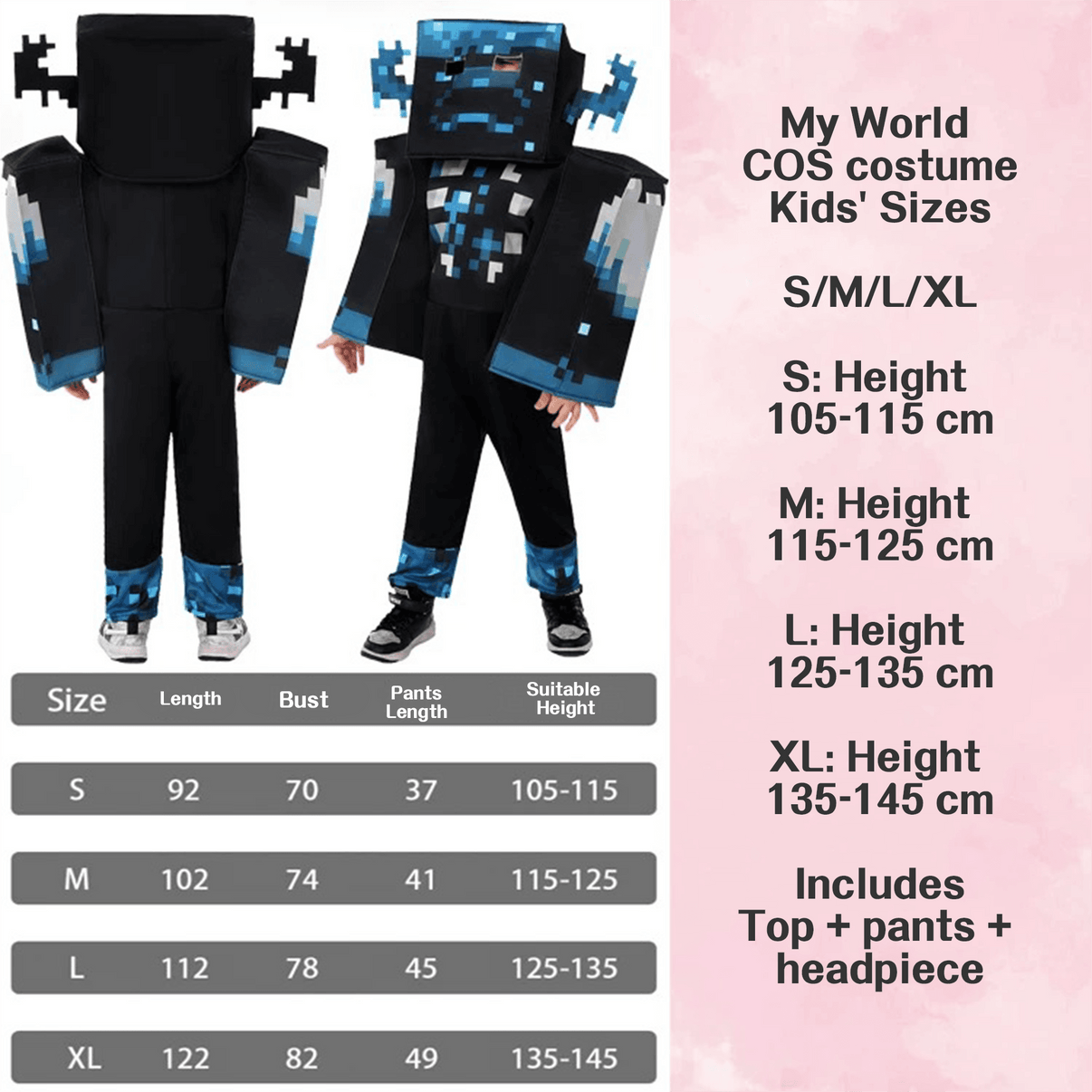 Warden Minecraft Costume - Bring Your Favorite Game to Life for ...