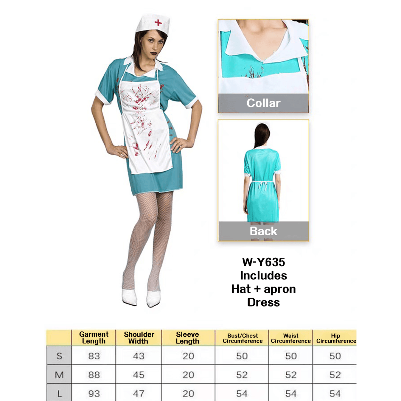 Bloody Nurse Costume for Spooktacular Halloween Parties and Events ...