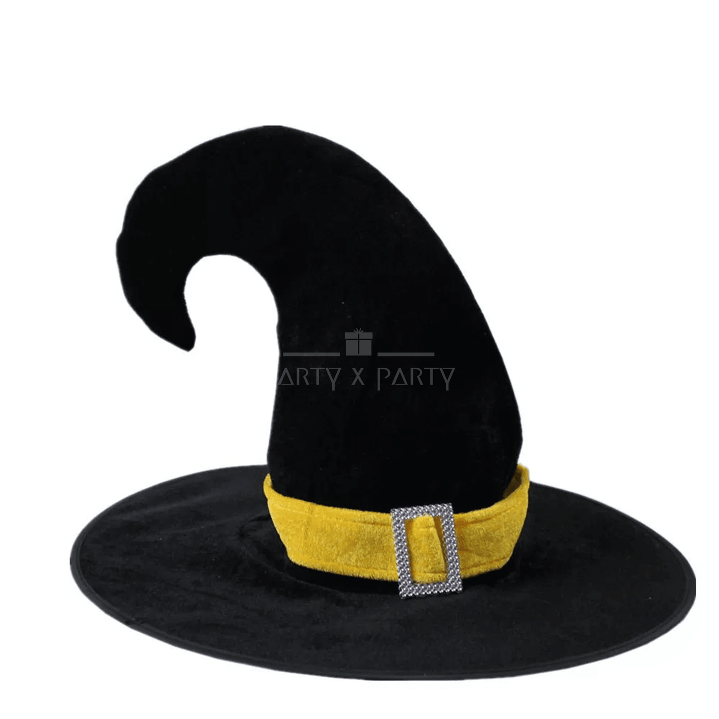 Halloween Witch Hat - Black Curved-Point Witch Hat | Kids & Adults ...