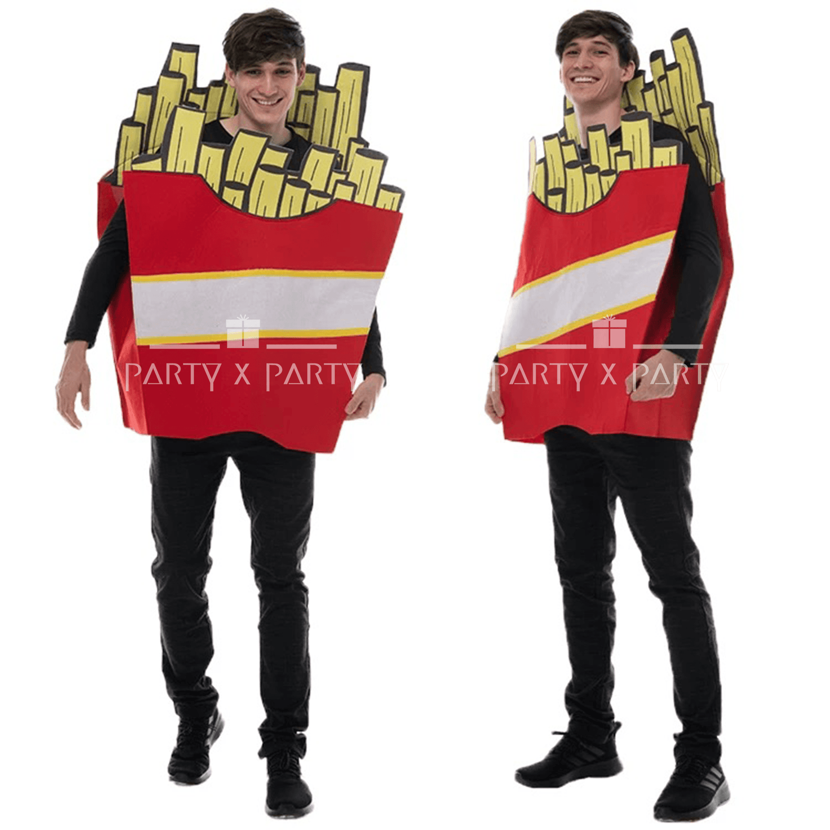 Funny French Fries Costume for Adults & Teens - Fun Food-Themed ...